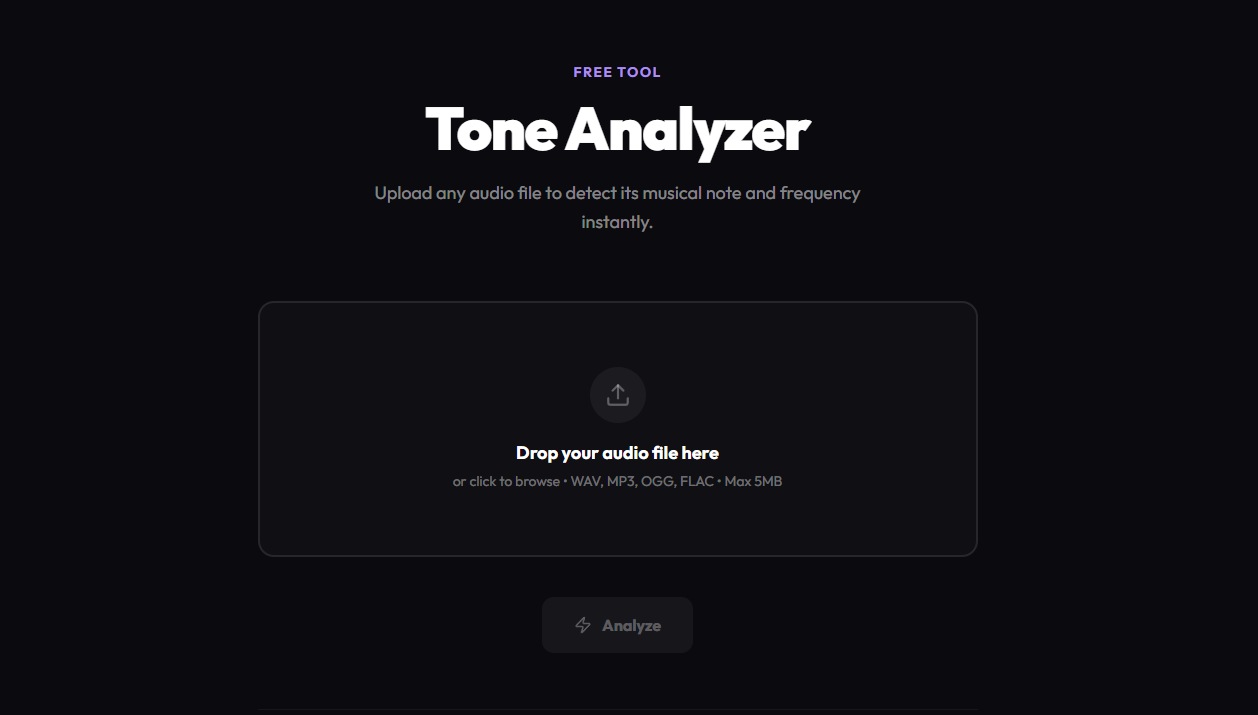 Free Online Pitch Detector — Find Any Musical Note Instantly